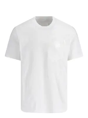 MAISON MARGIELA Cotton Crewneck Pocket T-shirt - White