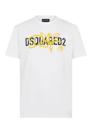 Dsquared2 Graphic Short-sleeve T-shirt - White
