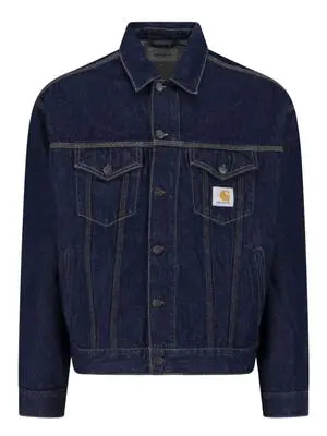 Carhartt Work In Progress Denim Trucker Jacket - Blue