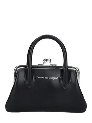 Comme Des Garçons Mini Frame Kiss-lock Top Handle Bag - Black
