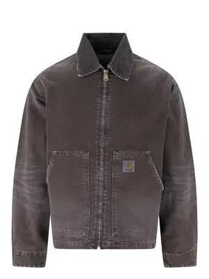 Carhartt Work In Progress Washed Work Jacket - Brown