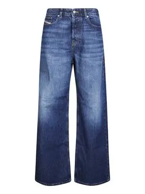DIESEL® D-sire Wide Leg Jeans - Denim