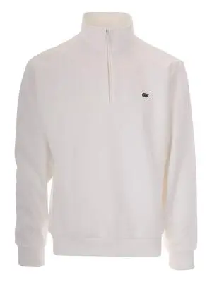 Lacoste Quarter-zip Pullover Sweater - Flour
