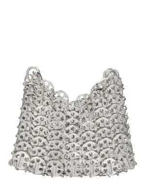 Rabanne Metal Mesh Mini Bag - Silver