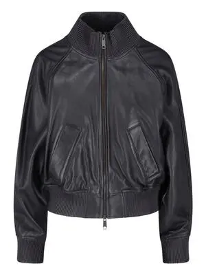 Polo Ralph Lauren Zip-front Bomber Jacket - Black