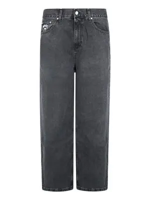 ARTE ARTE Heart Pocket Wide Leg Jeans