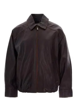 MAX MARA MAX MARA Leather Bomber Jacket