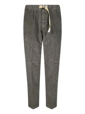 WHITE SAND Corduroy Tailored Pants - Verde