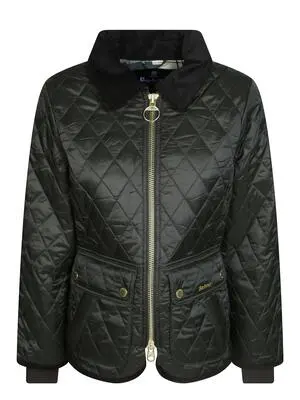 Barbour Fitted Beadnell Quilted Jacket - Verde