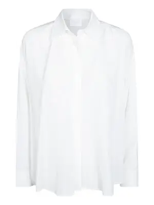 DONDUP DONDUP Oversized Silk-Blend Crepe De Chine Shirt