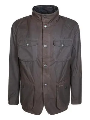 Barbour Ogston Waxed Jacket - Nero