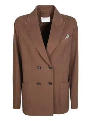 CIRCOLO 1901 CIRCOLO Regular-Fit Cotton-Blend Sweatshirt Jacket Marrone