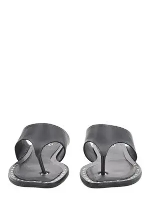 ASH ASH Studded Trim Thong Sandals