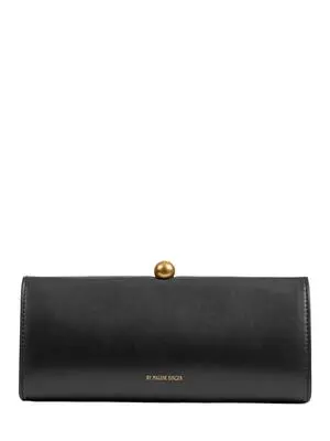 BY MALENE BIRGER Ellon Nappa Leather Evening Bag - Black