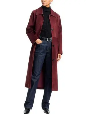 ARMA Judy Suede Jacket - Mahogany