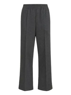 Brunello Cucinelli Brunello Cucinelli Cotton And Cashmere Trousers Grey