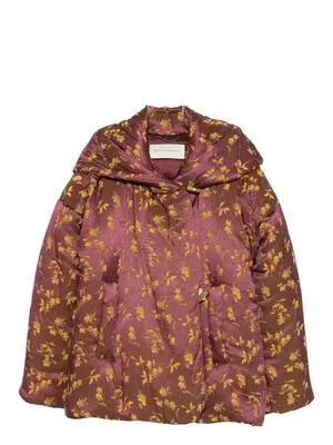 Dries Van Noten Dries Van Noten Vacali Printed Padded Jacket Purple
