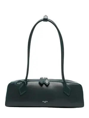 Alaïa Alaïa Le Teckel Medium Leather Shoulder Bag Blue