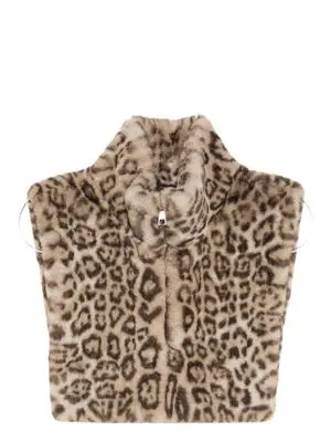 APPARIS APPARIS Faux Fur Zip-Up Cape