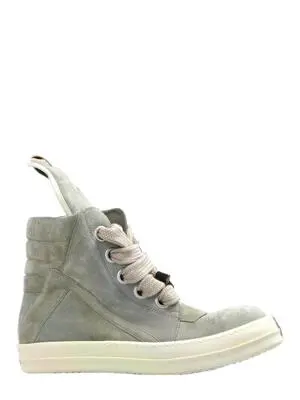 Rick Owens Jumbolace Geobasket Sneakers - Grey