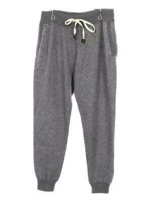 LOUIS VUITTON Knit Drawstring Track Pants - Grey