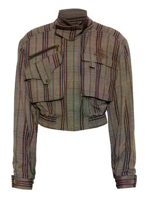VIVIENNE WESTWOOD Vivienne Westwood Checked Jacket Brown