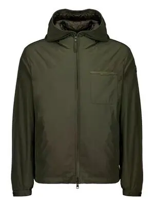 Moncler Moncler Austerin Hooded Short Down Jacket Green