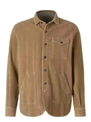 NINE:INTHE:MORNING Corduroy-texture Button-up Jacket Neutrals