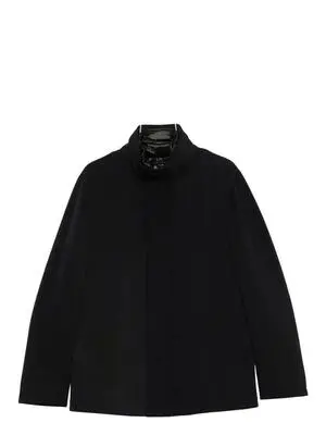 MONTECORE High-neck Zip-up Jacket - Black