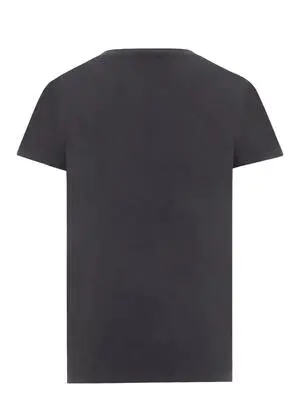 FRACOMINA Rhinestone-embellished Logo T-shirt - Black