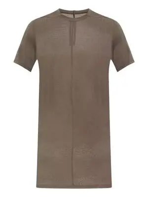Rick Owens Seam-detail T-shirt - Grey