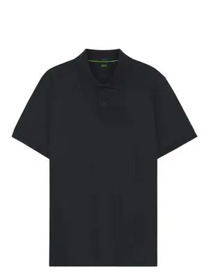 BOSS Logo-embroidered Regular-fit Polo Shirt - Blue