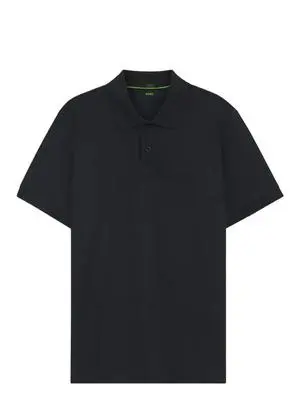 BOSS Logo-embroidered Regular-fit Polo Shirt - Blue