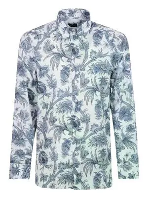 Etro Paisley-print Button-down Shirt - White