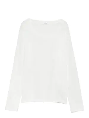 THE ROW The Row Kalto Long-Sleeve Scoop Neck T-Shirt