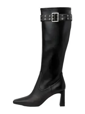 Karl Lagerfeld Kati Buckle-strap Boots - Black