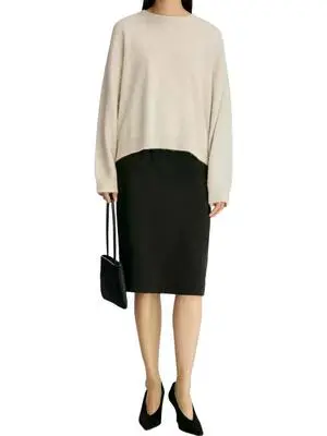LOULOU DE SAISON LouLou De Saison Tristan Ribbed-Trim Sweater