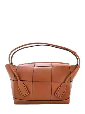 Bottega Veneta Maxi Intrecciato Leather Shoulder Bag - Brown