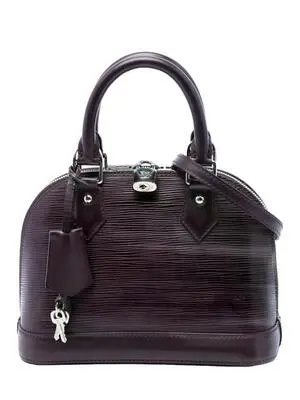 LOUIS VUITTON Epi Alma Bb Satchel - Purple
