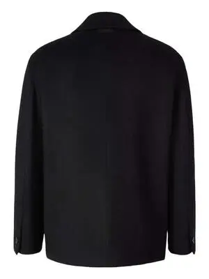 LARDINI Button-fastening Pocket-detail Jacket - Blue