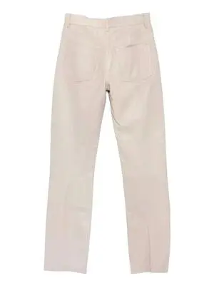 HELMUT LANG Helmut Lang 1998 Mid-Rise Leather Trousers