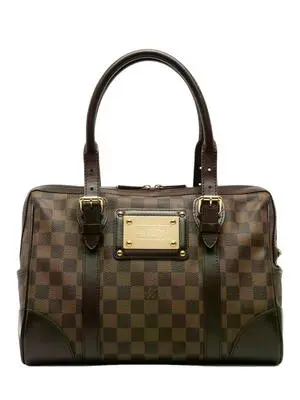 LOUIS VUITTON Damier Ebene Berkeley Handbag - Brown