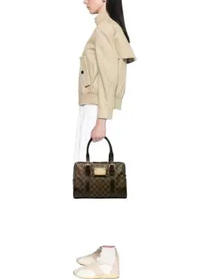 LOUIS VUITTON Damier Ebene Berkeley Handbag - Brown
