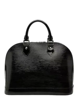 LOUIS VUITTON 2011 Electric Epi Alma Pm Handbag - Black