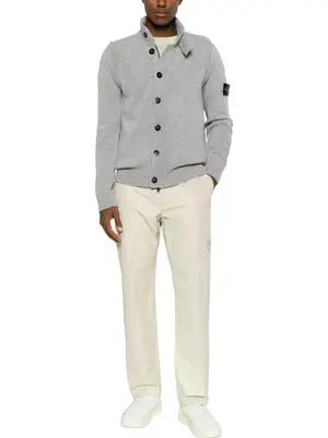 Stone Island Lambswool Felt Sweater - Grey