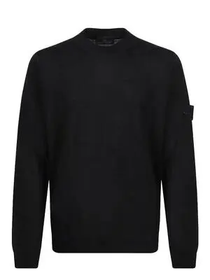 Stone Island Rws Wool Ghost Sweater - Black
