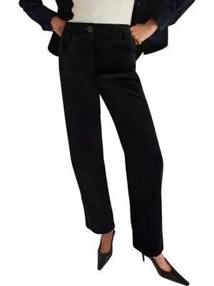 VIOLANTE NESSI Corduroy Wide-leg Trousers - Blue