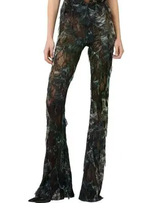 ROBERTO CAVALLI Roberto Cavalli Lace Flared Trousers