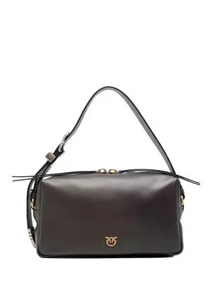 PINKO Love Birds Leather Shoulder Bag