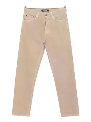 Zegna Straight-leg Five-pocket Jeans - Neutrals